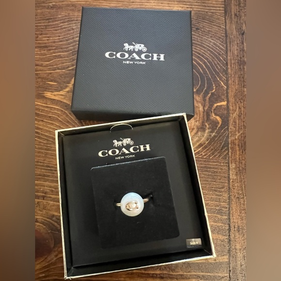 Coach | Jewelry | Coach Freshwater Pearl Ring | Poshmark